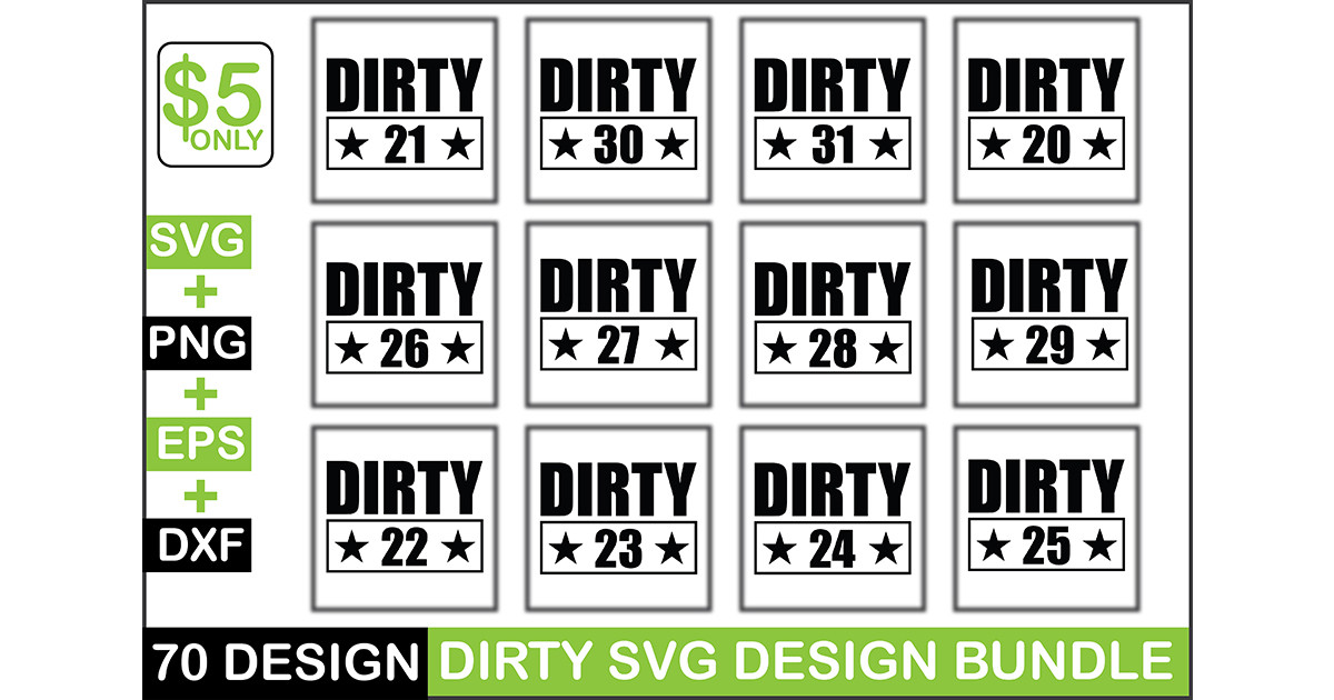 Dirty SVG Design Bundle Bundle · Creative Fabrica