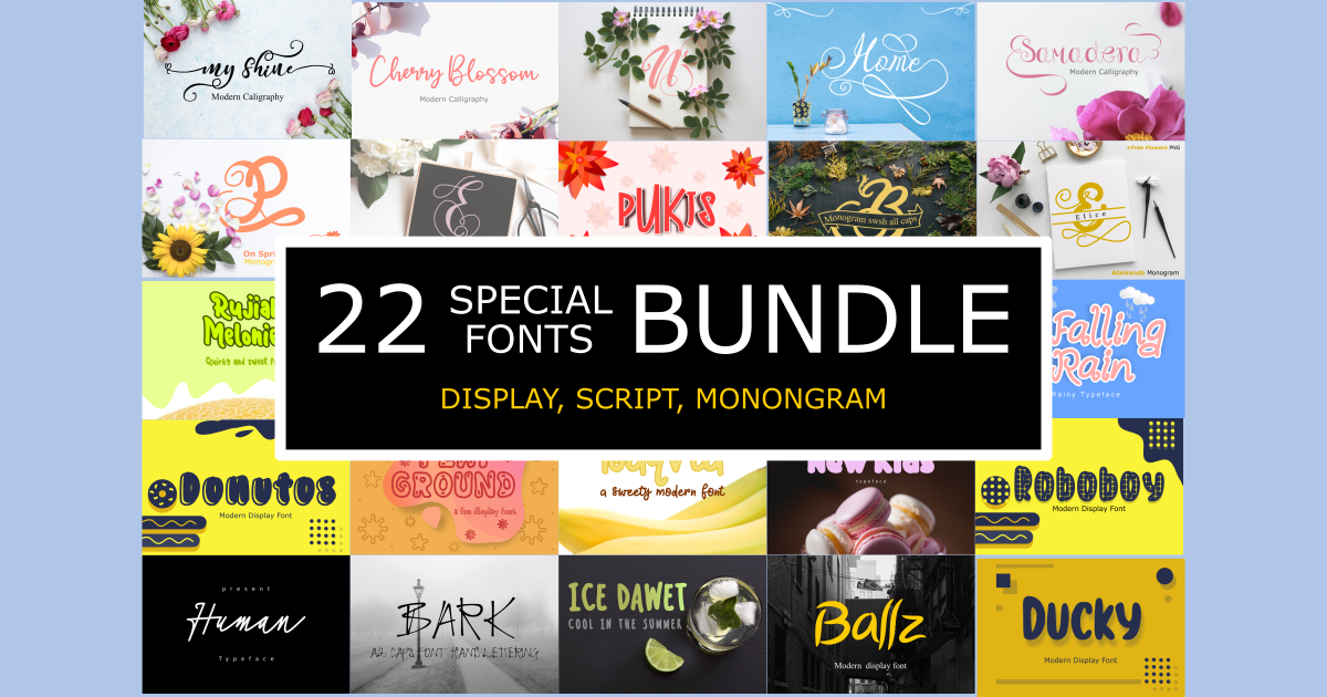 Fantastic Spring Font Bundle Bundle · Creative Fabrica