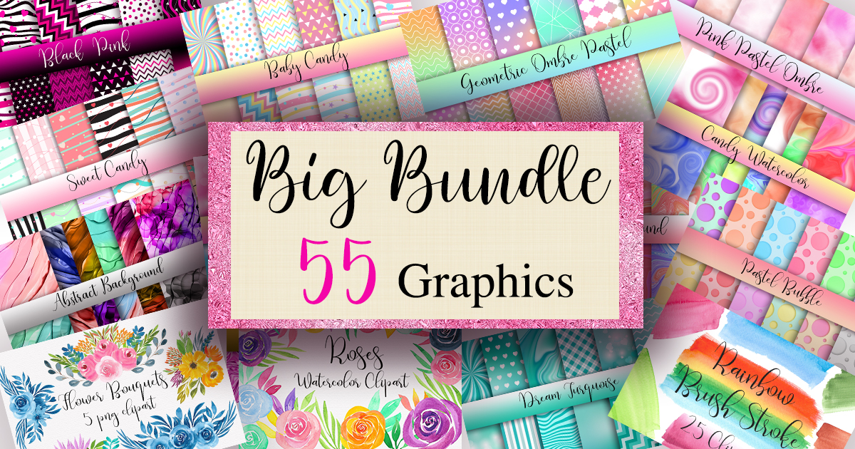 Big Bundle Graphics Bundle · Creative Fabrica