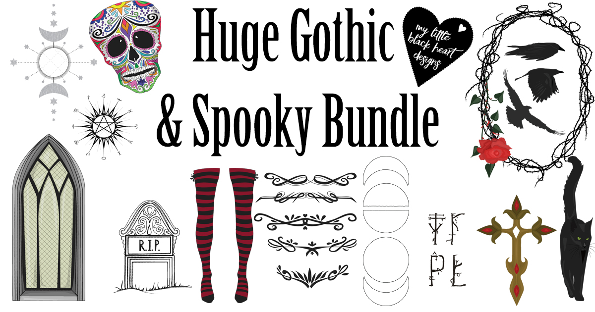 Gothic and Spooky Collection Bundle · Creative Fabrica