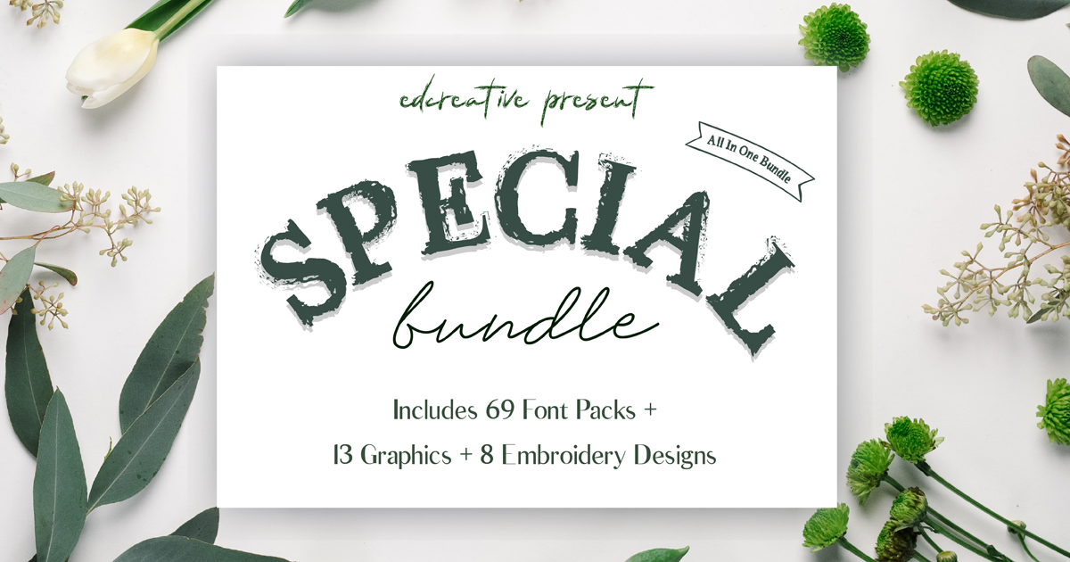 The Special All-in-One Bundle Bundle · Creative Fabrica