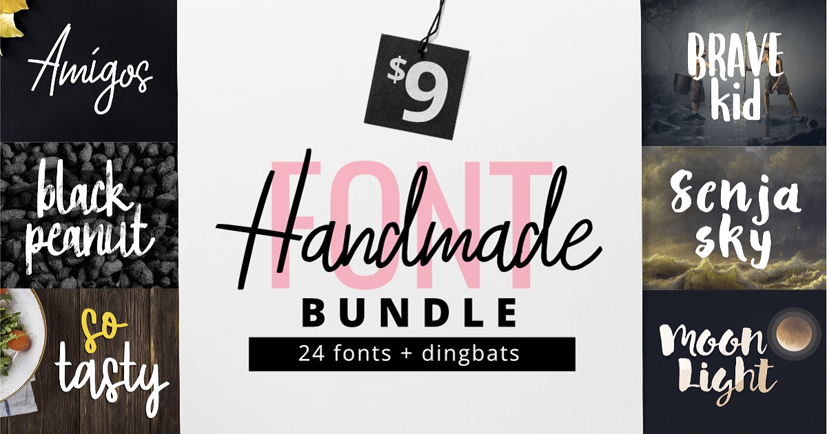 Handmade Font Bundle Bundle · Creative Fabrica