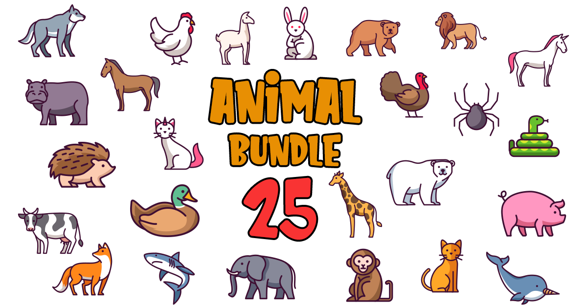Animal Bundle Bundle · Creative Fabrica