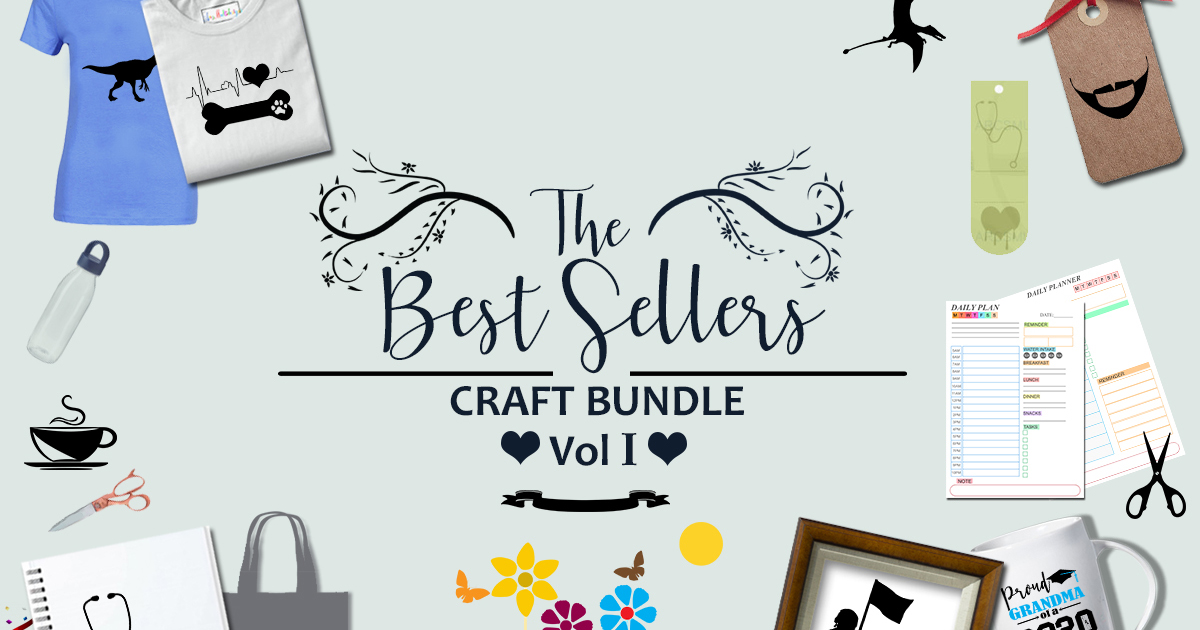 The Best Sellers Craft Bundle Vol 1 Bundle · Creative Fabrica