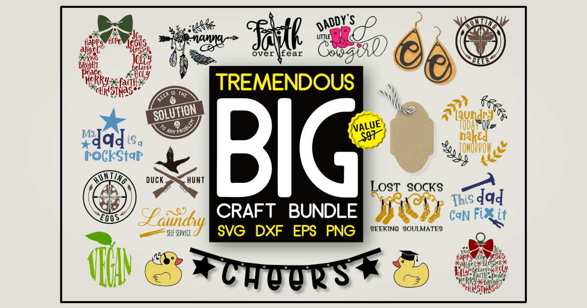 Tremendous Big Craft Bundle Bundle · Creative Fabrica