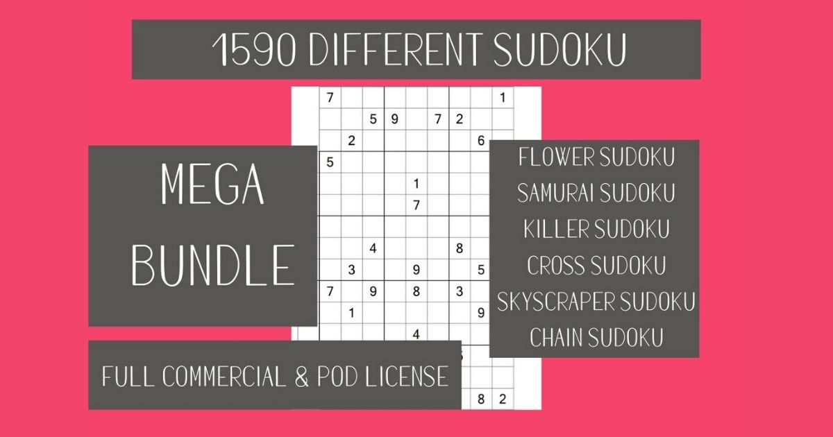The Ultimate Sudoku Bundle Bundle · Creative Fabrica