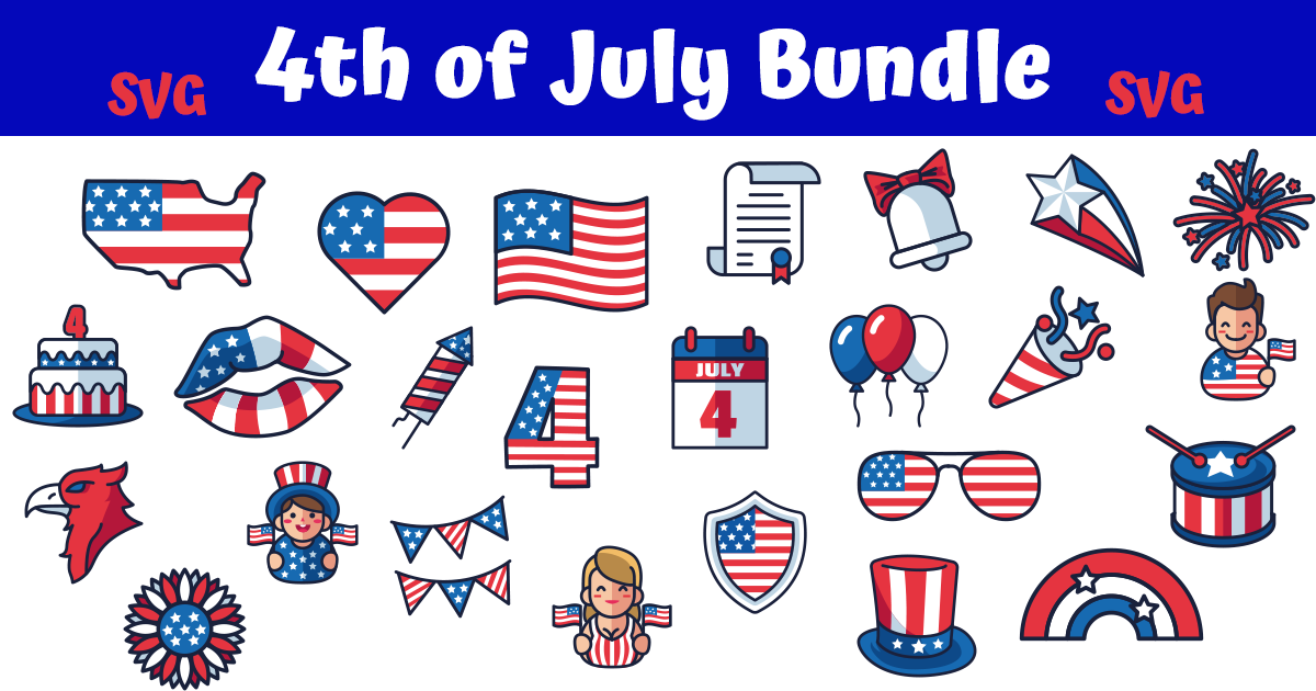 4th of July Bundle Bundle · Creative Fabrica