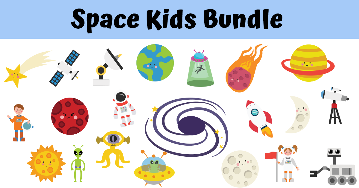 Space Kids Bundle Bundle · Creative Fabrica