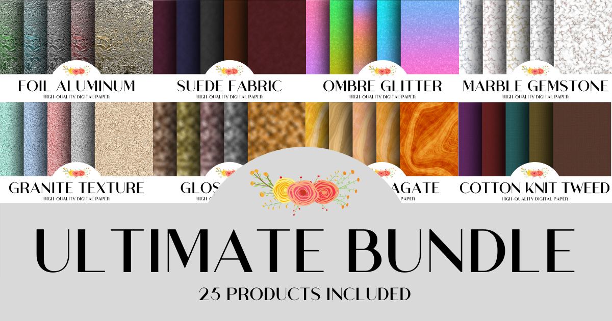 Digital Paper Textures Bundle Bundle · Creative Fabrica