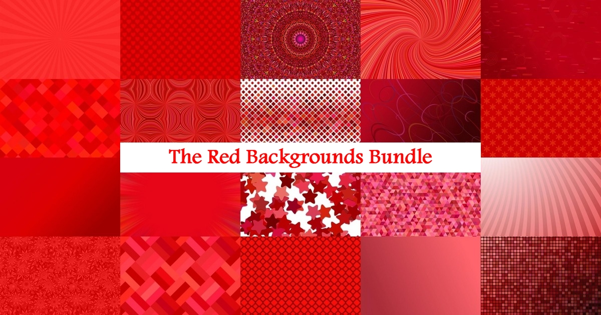 The Red Backgrounds Bundle Bundle · Creative Fabrica