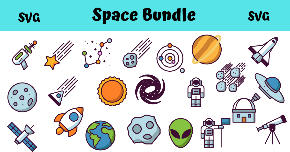 Space Bundle Bundle · Creative Fabrica