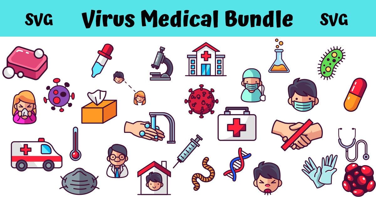 Virus Medical Bundle Bundle · Creative Fabrica