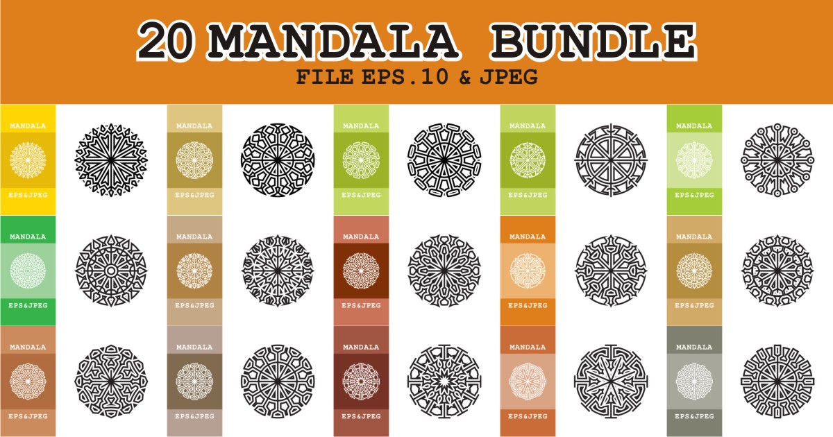 Mandala Bundle #6 Bundle · Creative Fabrica