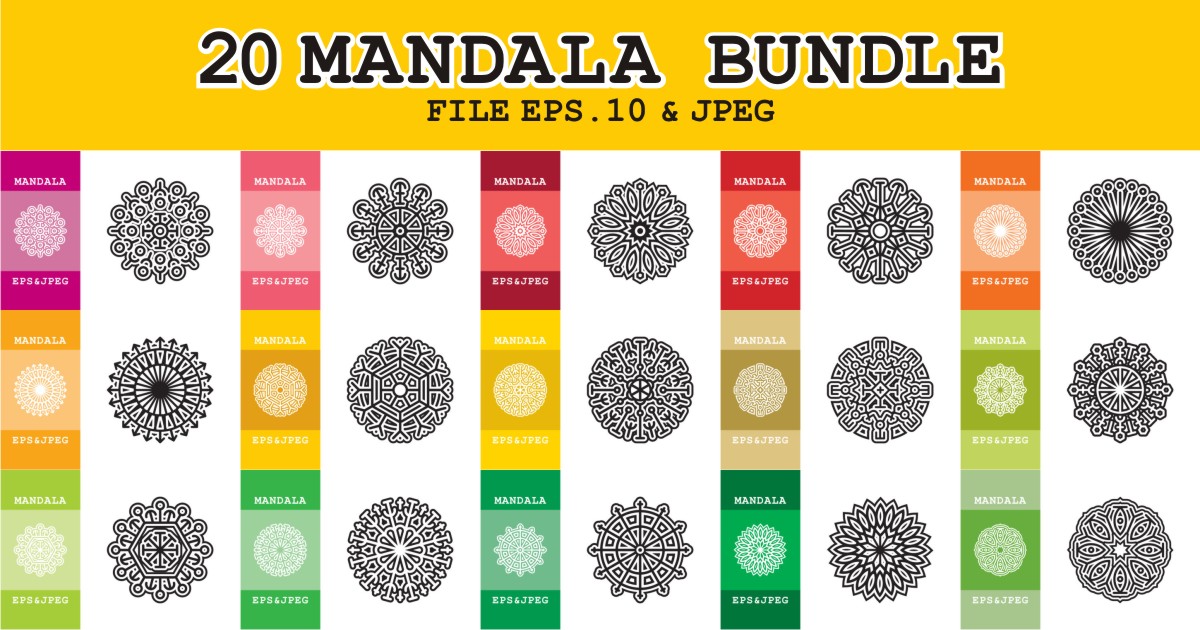 Mandala Bundle #17 Bundle · Creative Fabrica