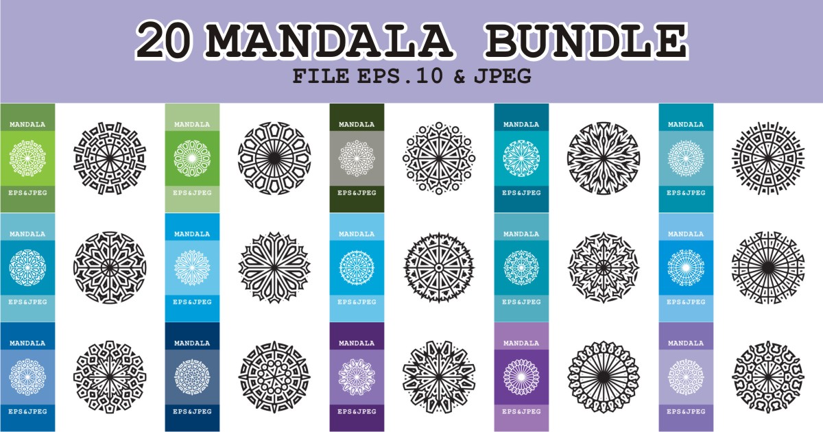 Mandala Bundle #21 Bundle · Creative Fabrica