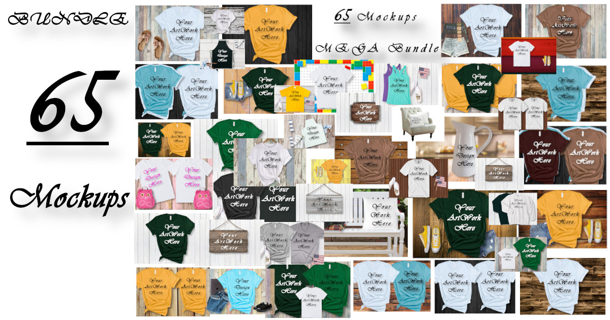 Mockups Mega Bundle Bundle · Creative Fabrica