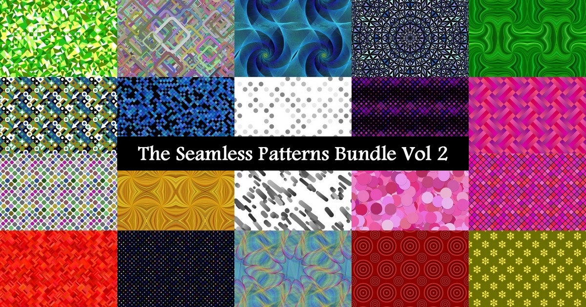 The Seamless Patterns Bundle Vol. 2 Bundle · Creative Fabrica