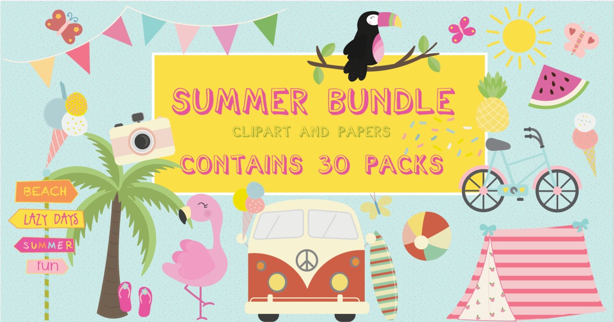 Summer Bundle Bundle · Creative Fabrica