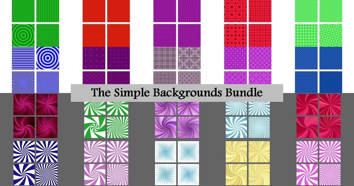 The Simple Backgrounds Bundle Bundle · Creative Fabrica
