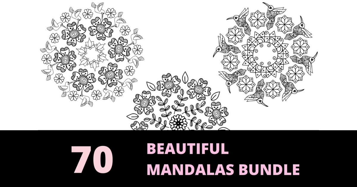 Beautiful Mandalas Bundle Bundle · Creative Fabrica