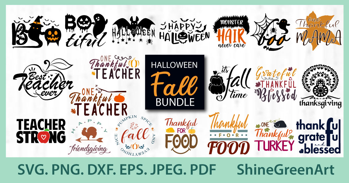 Halloween Fall Bundle Bundle · Creative Fabrica