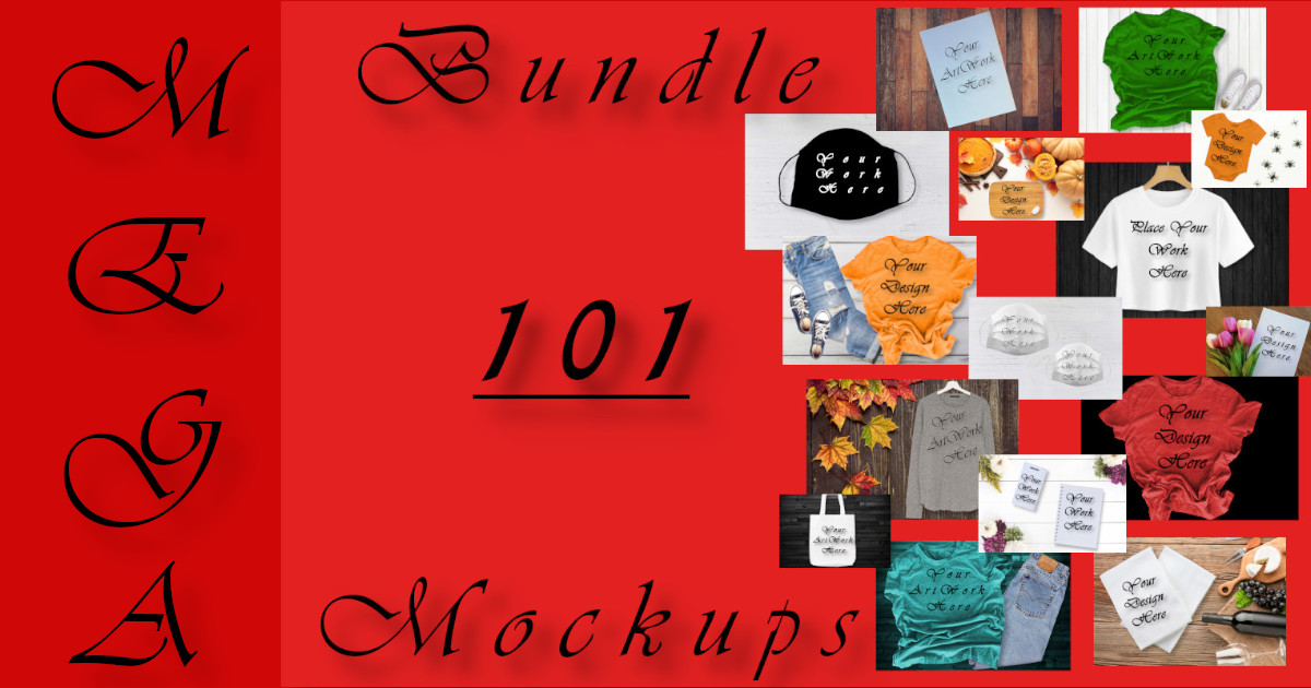 Mega Mockups Bundle Bundle · Creative Fabrica