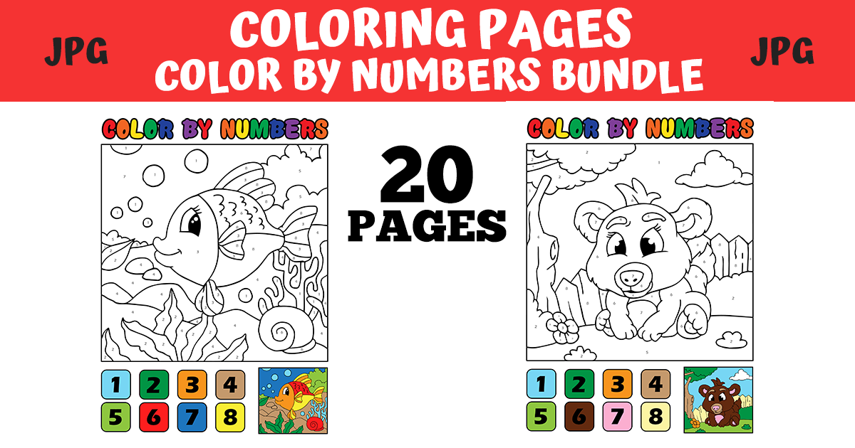 Coloring Pages Bundle Bundle · Creative Fabrica
