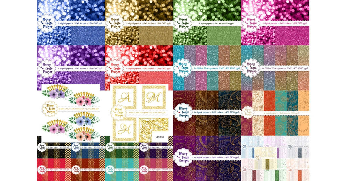 Sparkle & Bling Bundle Bundle · Creative Fabrica