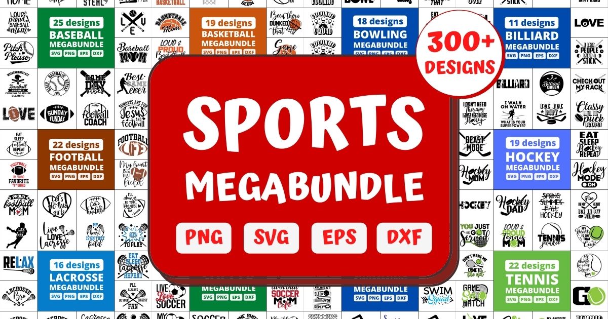 Sports Mega Bundle Bundle · Creative Fabrica