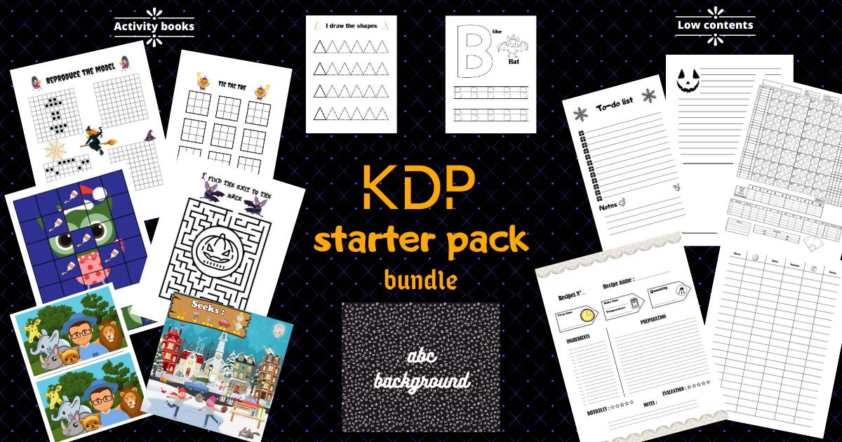 KDP Starter Pack Bundle Bundle · Creative Fabrica