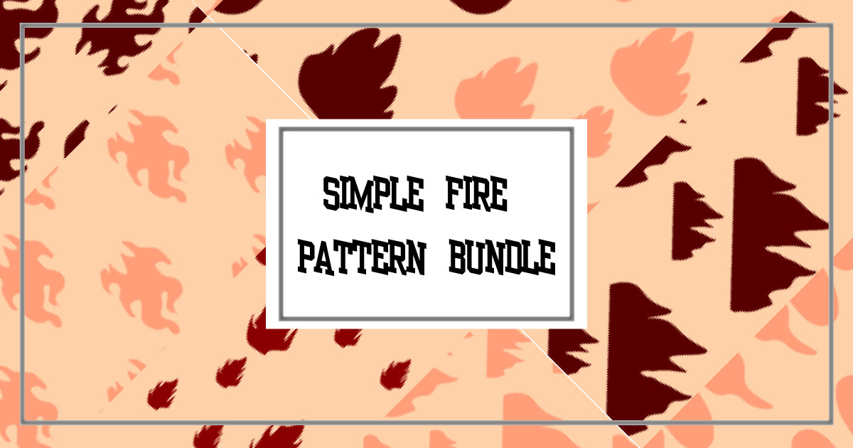 Fire Pattern Bundle Bundle · Creative Fabrica