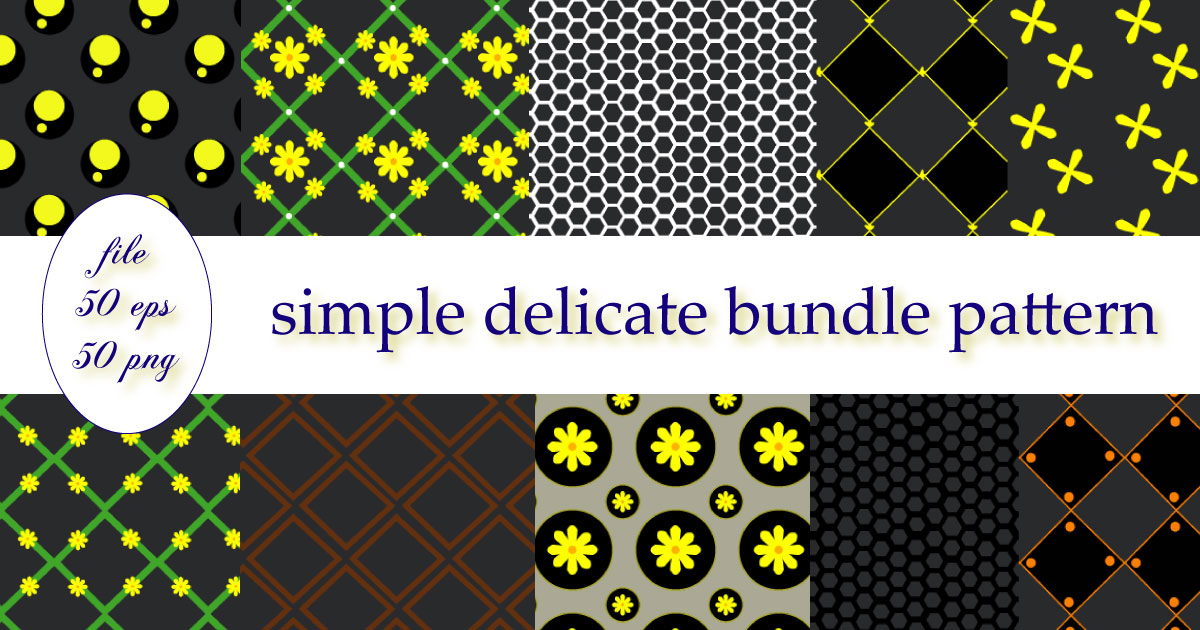 Delicate Pattern Bundle Bundle · Creative Fabrica