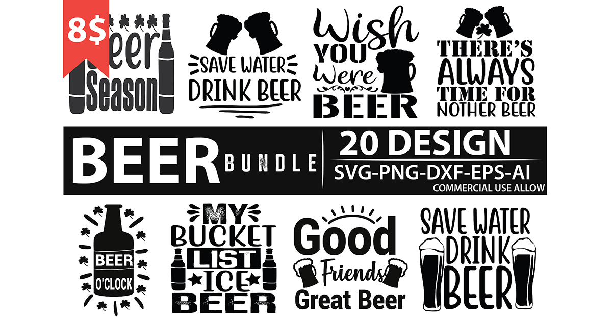 Beer SVG Bundle Bundle · Creative Fabrica