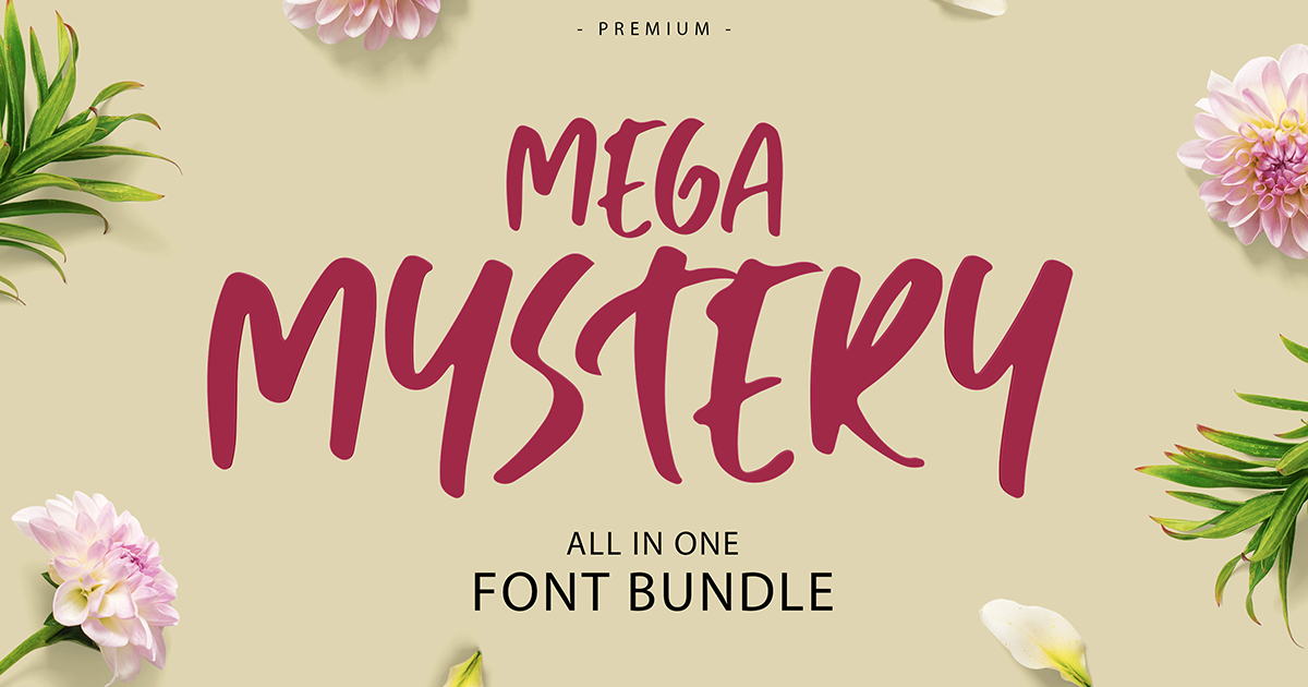 Mega Mystery - All in One Bundle Bundle · Creative Fabrica