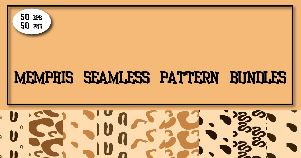 Memphis Seamless Pattern Bundle Bundle · Creative Fabrica