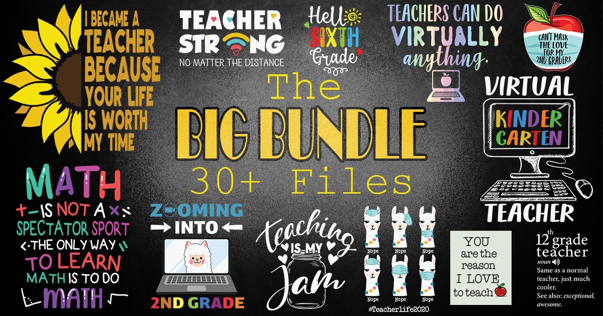 Back to School! Big Craft Bundle Bundle · Creative Fabrica