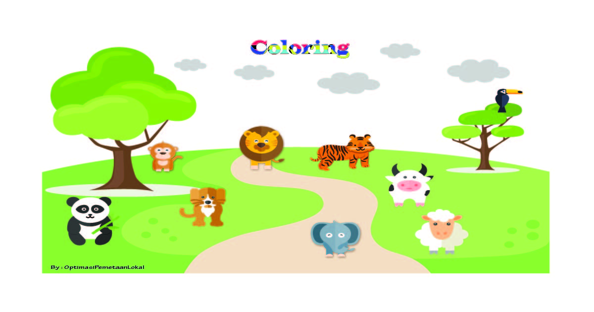 Coloring Animal Pages Bundle Bundle · Creative Fabrica