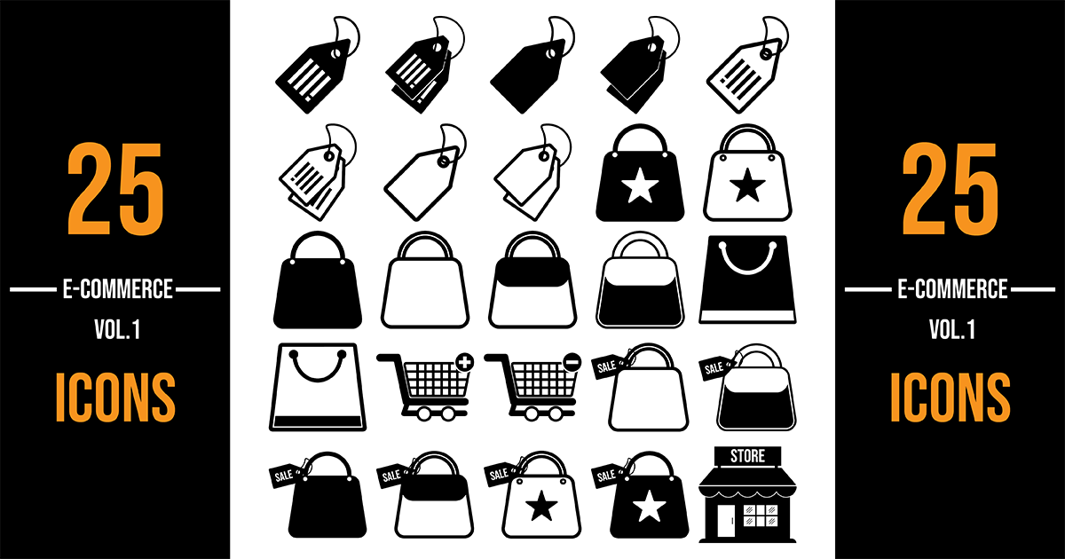 E-Commerce Icons Bundle Bundle · Creative Fabrica
