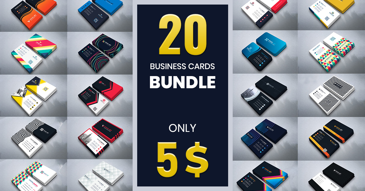 Business Cards Bundle Bundle · Creative Fabrica