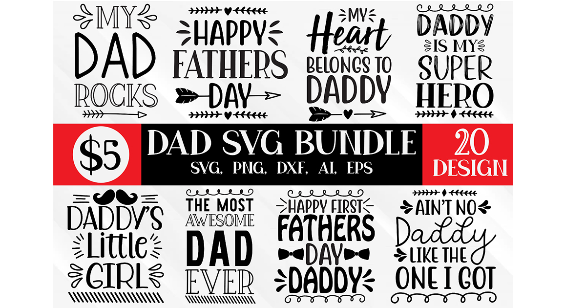 Father's Day Bundle Bundle · Creative Fabrica