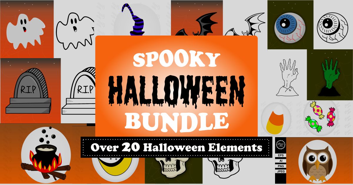 Spooky Halloween Bundle Bundle · Creative Fabrica