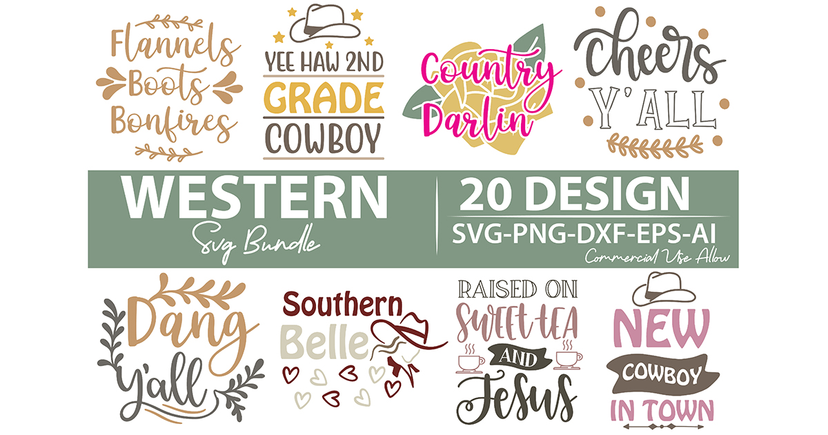 Western SVG Bundle Bundle · Creative Fabrica