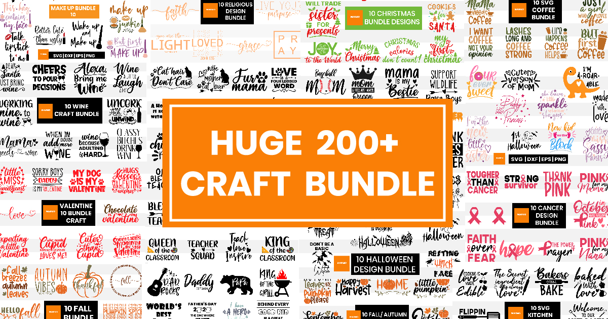 Huge Craft Bundle Bundle · Creative Fabrica