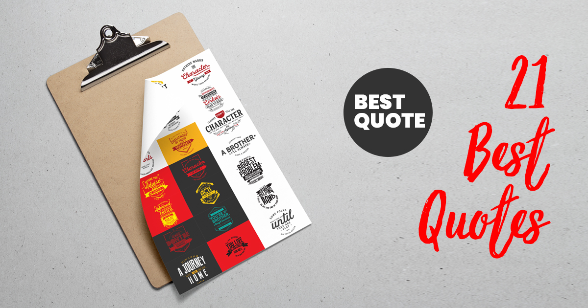 21 Best Quotes Bundle · Creative Fabrica