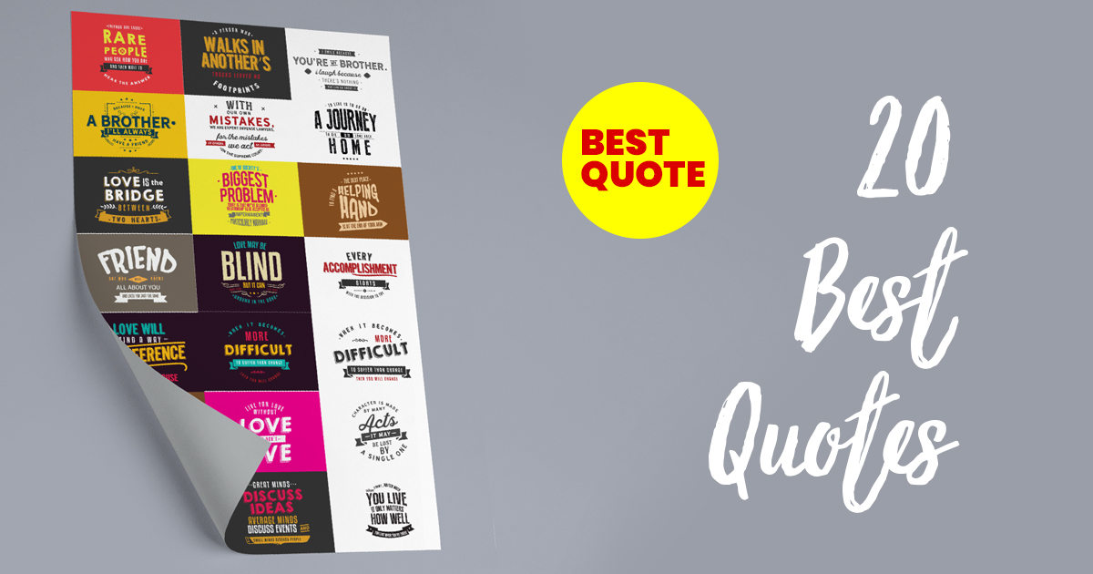20 Best Quotes Bundle · Creative Fabrica