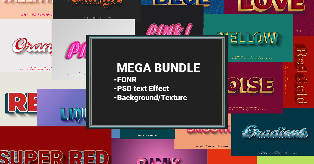 Amazing Mega Bundle Bundle · Creative Fabrica