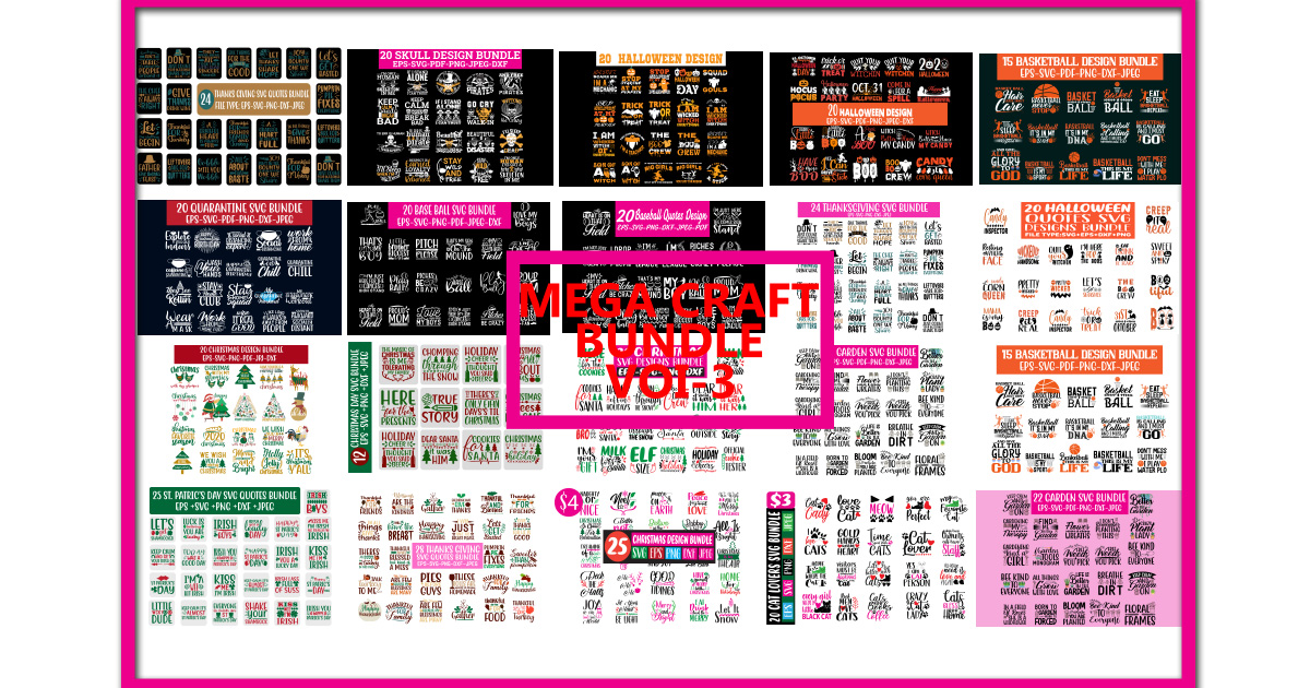 Mega Craft Bundle Bundle · Creative Fabrica
