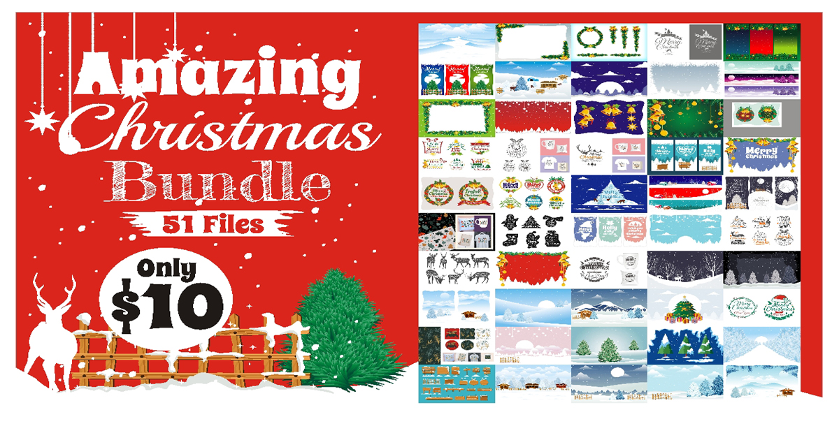 Christmas Creative Illustration Bundle Bundle · Creative Fabrica