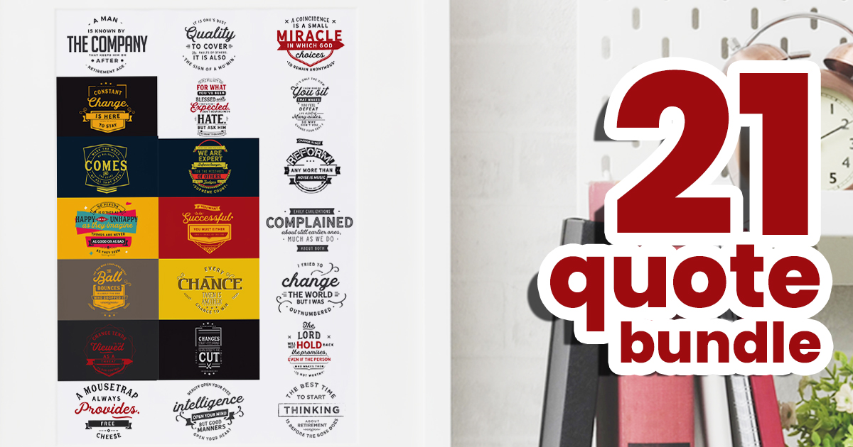 21 Quotes Bundle Bundle · Creative Fabrica