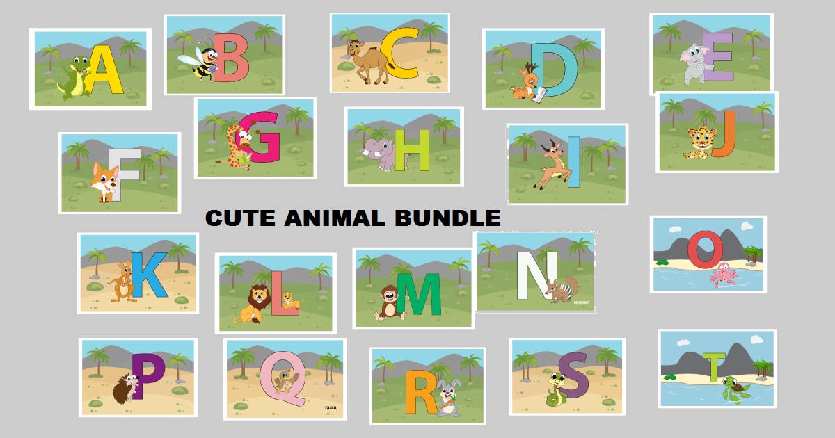 Cute Animal Bundle Bundle · Creative Fabrica